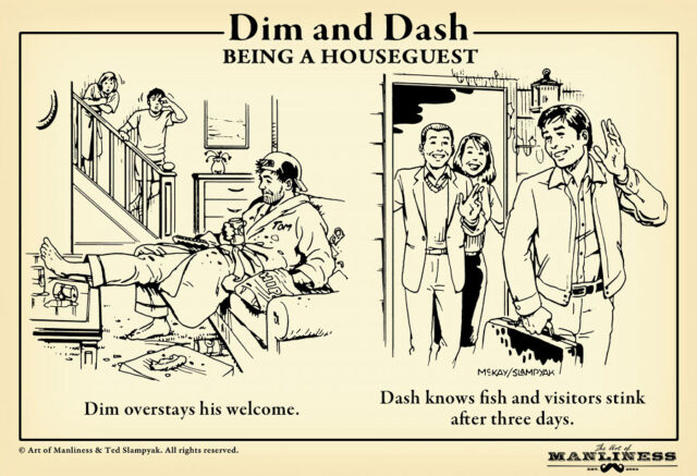 Manners and Etiquette for House Guests | The Art of Manliness