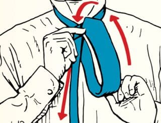 How to Put a Dimple In Your Tie | The Art of Manliness