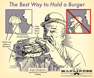 The Best Order to Stack Your Burger Toppings | The Art of Manliness