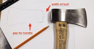 DIY Leather Sheath for a Hatchet | The Art of Manliness
