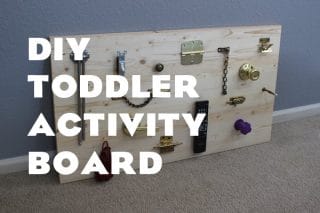 DIY Toddler Activity Board | The Art of Manliness