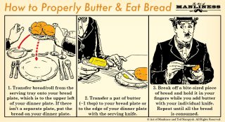 How to Properly Butter & Eat Bread | The Art of Manliness