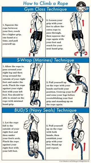 Skill of the Week: How to Climb a Rope | The Art of Manliness