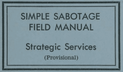 WWII Tips of Sabotaging Enemy Efforts | The Art of Manliness