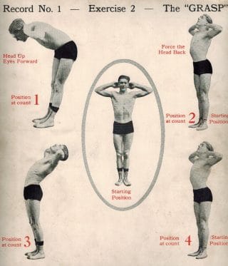 The Famous Daily Dozen Exercises | The Art of Manliness