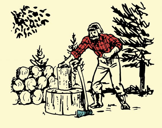 How to Split Firewood (and Stack and Store It) | The Art of Manliness