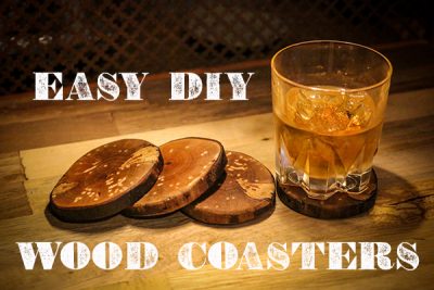 How to Make Easy, Rustic Wood Coasters | The Art of Manliness