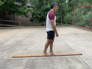 Best Balance Exercises (To Do On a 2X4) | Art of Manliness