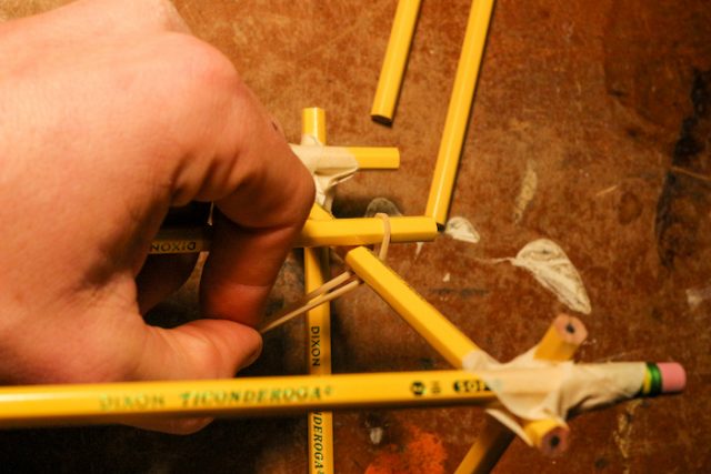 How to Make a Miniature Pencil Catapult | Art of Manliness