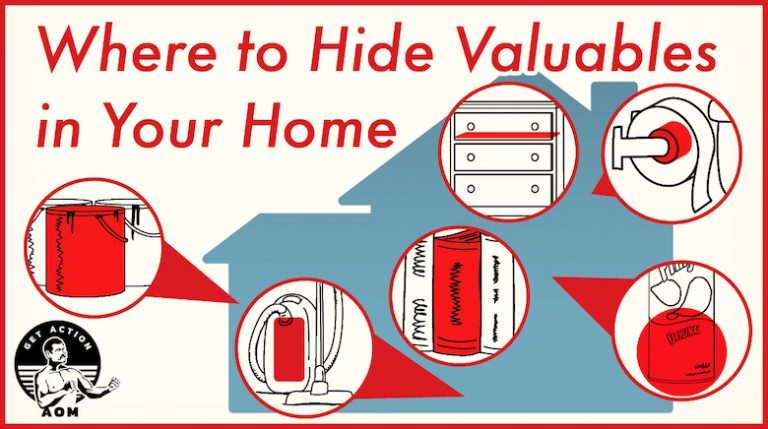 11 Secretive Spots to Hide Valuables in Your Home | The Art of Manliness