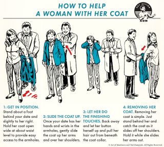 How to Help a Woman With Her Coat | The Art of Manliness