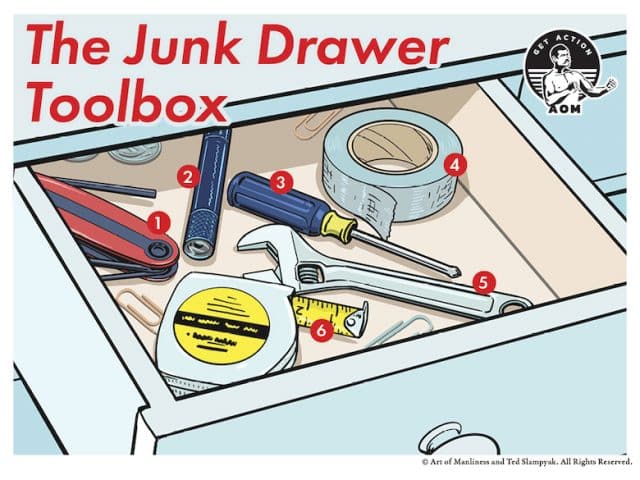 The Handy Benefits of a Junk Drawer Toolbox | The Art of Manliness