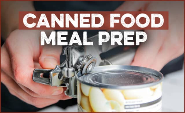 Meal Prep in a Can: Eating Cheap and Healthy Using Only Tinned Food ...